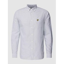 Lyle & Scott Slim Fit Freizeithemd mit Streifenmuster Modell 'Oxford'