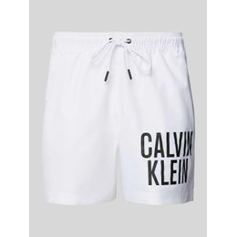 Calvin Klein Underwear Badehose mit Label-Print