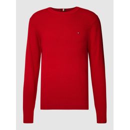 Tommy Hilfiger Strickpullover mit Label-Stitching