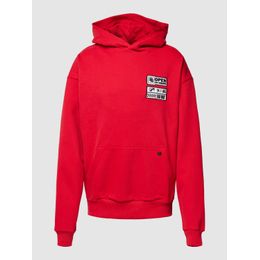 No Bystanders Hoodie mit Motiv-Patches Modell '24 HOURS'