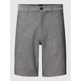 BOSS Orange Slim Fit Bermudas mit Strukturmuster