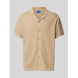 Jack & Jones Regular Fit Freizeithemd in Strick-Optik