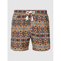 Mc2 Saint Barth Badehose mit Allover-Muster Modell 'LIGHTING'