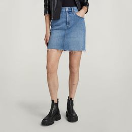 G-Star Raw Viktoria Short Rock Raw Edge - Hellblau - Damen