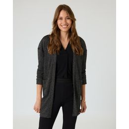 Couture Line Cardigan mit Glanzgarn