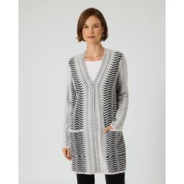 Pfeffinger Cardigan mit Zebrastreifen