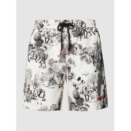 Hugo Badehose mit Allover-Print Modell 'JOUY'