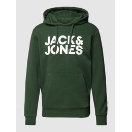 Jack & Jones Hoodie mit Label-Detail Modell 'ECORP'