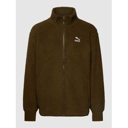 Puma Sweatjacke mit Label-Stitching