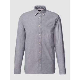 Tommy Hilfiger Slim Fit Freizeithemd mit Button-Down-Kragen Modell 'OXFORD'