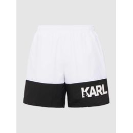 Karl Lagerfeld Beachwear Badehose mit Eingrifftaschen