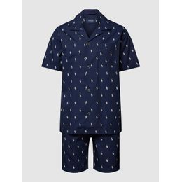 Polo Ralph Lauren Underwear Pyjama mit Allover-Logo-Muster Modell 'WOVEN'