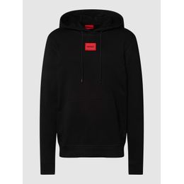 Hugo Hoodie mit Label-Patch Modell 'Daratschi'