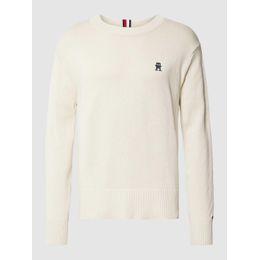 Tommy Hilfiger Strickpullover mit Label-Stitching