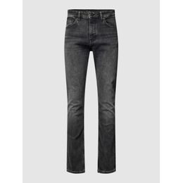 BOSS Orange Slim Fit Jeans mit Label-Detail Modell 'Delaware'