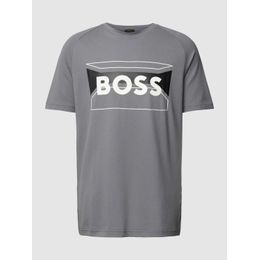 BOSS Green T-Shirt mit Label-Print