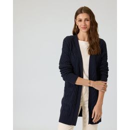 Helena Vera Longcardigan mit Zopfmuster