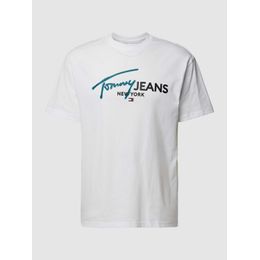 Tommy Jeans T-Shirt mit Label-Print Modell 'SPRAY POP COLOR'