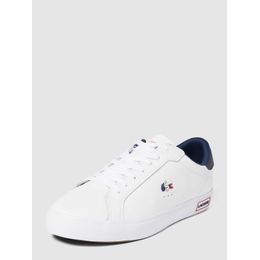 Lacoste Sneaker aus Leder mit Label-Details Modell 'POWERCOURT'