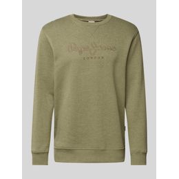 Pepe Jeans Sweatshirt mit Label-Stitching Modell 'Nouvel'