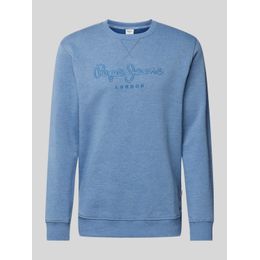 Pepe Jeans Sweatshirt mit Label-Stitching Modell 'Nouvel'