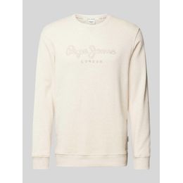 Pepe Jeans Sweatshirt mit Label-Stitching Modell 'Nouvel'