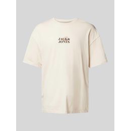 Jack & Jones T-Shirt mit Label-Print Modell 'PRAIA'