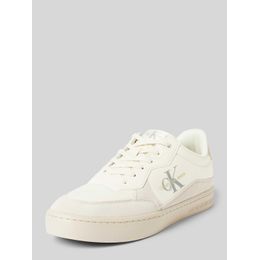 Calvin Klein Jeans Ledersneaker mit Label-Details Modell 'CLASSIC CUPSOLE LOW MIX'