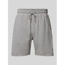 BOSS Regular Fit Sweatshorts mit Label-Schriftzug