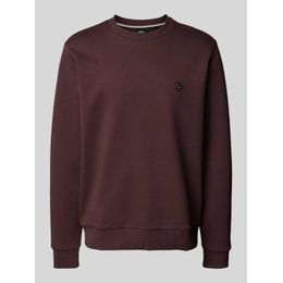 BOSS Sweatshirt mit Label-Patch Modell 'Sharpe'