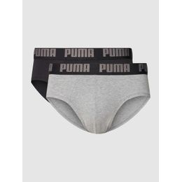 Puma Slip mit Label-Detail im 2er-Pack