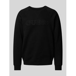 Guess Sweatshirt mit Label-Print Modell 'ALDWIN'