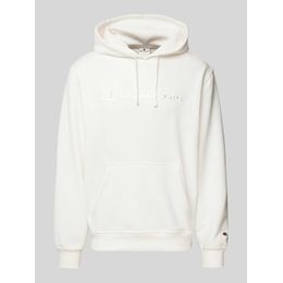 Champion Hoodie mit Label-Stitching