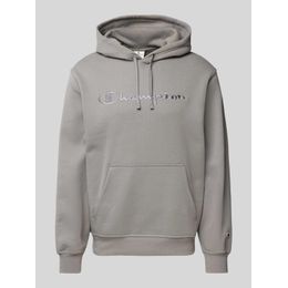 Champion Hoodie mit Label-Stitching