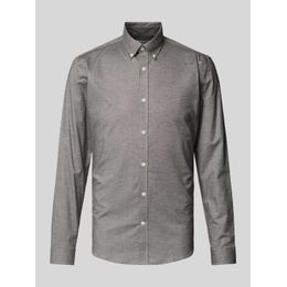 LINDBERGH Slim Fit Freizeithemd mit Button-Down-Kragen Modell 'Oxford'