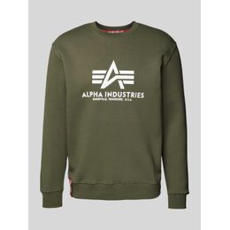 Alpha Industries 'BASIC SWEATER' mit Logo-Print