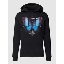 Mister Tee Hoodie mit Motiv-Print Modell 'Become the Change'