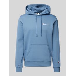 Champion Hoodie mit Label-Stitching