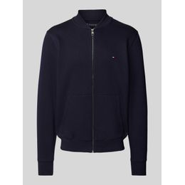 Tommy Hilfiger Sweatjacke mit Label-Stitching