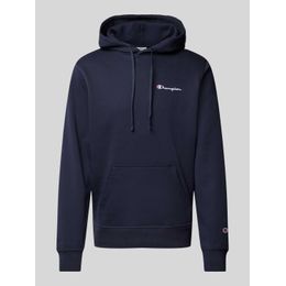 Champion Hoodie mit Label-Stitching