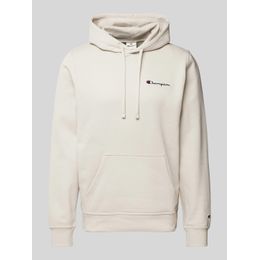 Champion Hoodie mit Label-Stitching