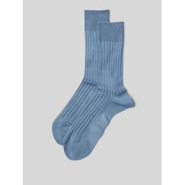 Christian Berg Socken mit Label-Print im 2er-Pack