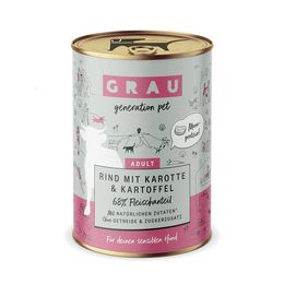 Grau Rind mit Karotte & Kartoffel 6x400g