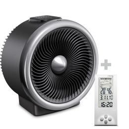 TROTEC 2-in-1 Heizlüfter, Ventilator TFH 2000 E + Design-Wetterstation BZ06 KIT0003210