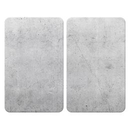 Wenko Herdabdeckplatte 2er Set BETON