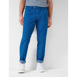 Eurex By Brax Herren Bundfaltenhose Style MIKE, Blau, Gr. 64