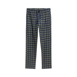 Tom Tailor Herren Pyjamahose mit Karomuster, grün, Kariert, Gr. 50