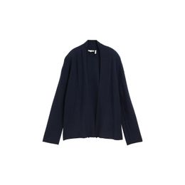 Tom Tailor Damen Cardigan mit LENZING™ ECOVERO™, blau, Uni, Gr. XXL