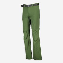 Maier Sports Dunkelgrüne 2-in-1-Hose mit Gürtel