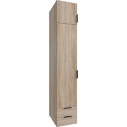 Kleiderschrank wimex "Modena" Schränke Gr. B/H/T: 40 cm x 225 cm x 54 cm, braun (eiche sägera) Drehtüren-Schrankprogramm